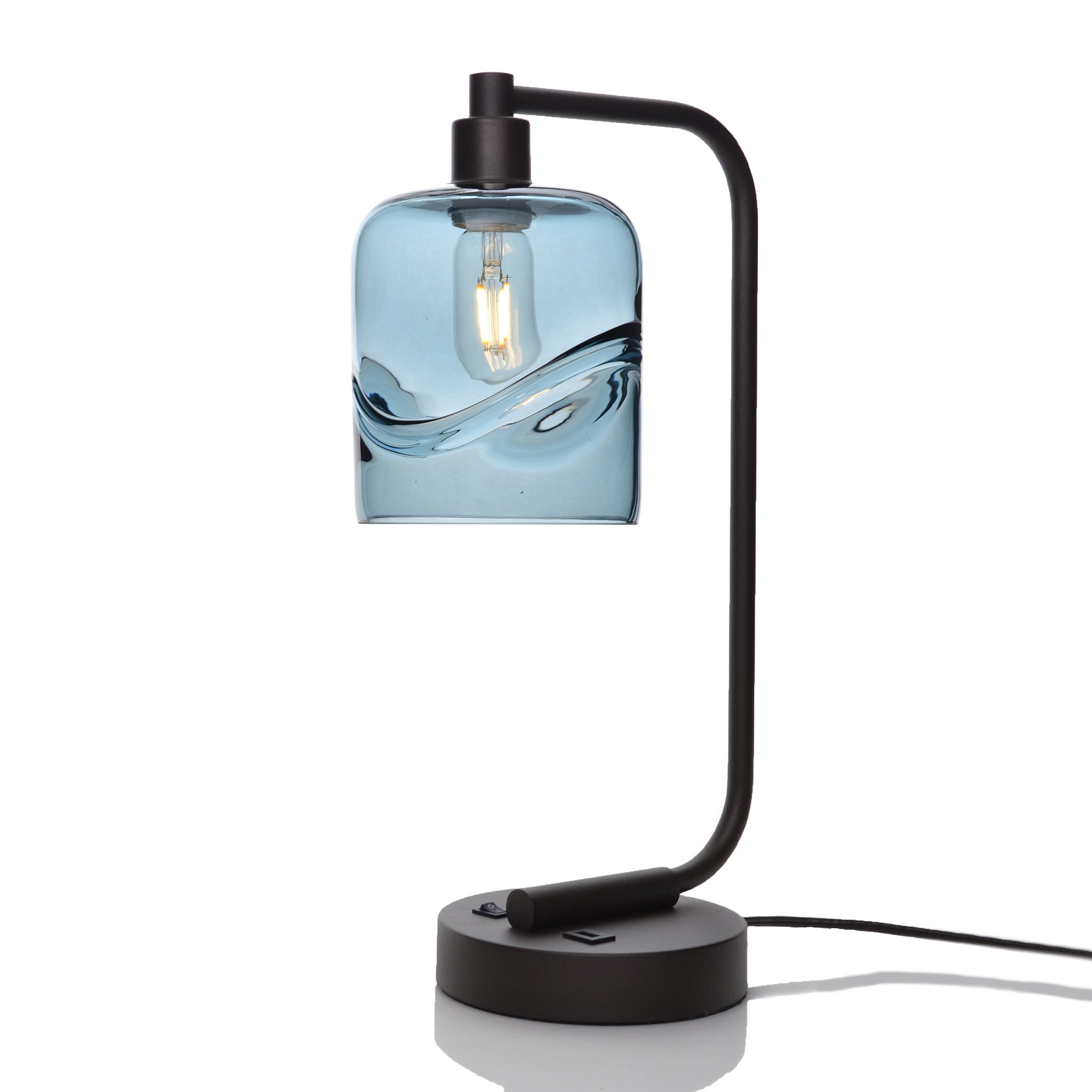 LED Glass Globe Table Lamps | Industrial Glass Table Lamps – Bicycle ...