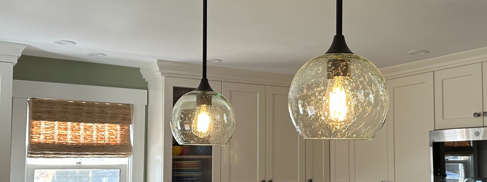 Handmade Blown Glass Pendant Lights | Bicycle Glass Co.