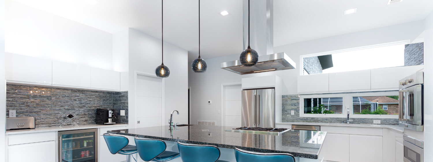 Handmade Blown Glass Pendant Lights | Bicycle Glass Co.